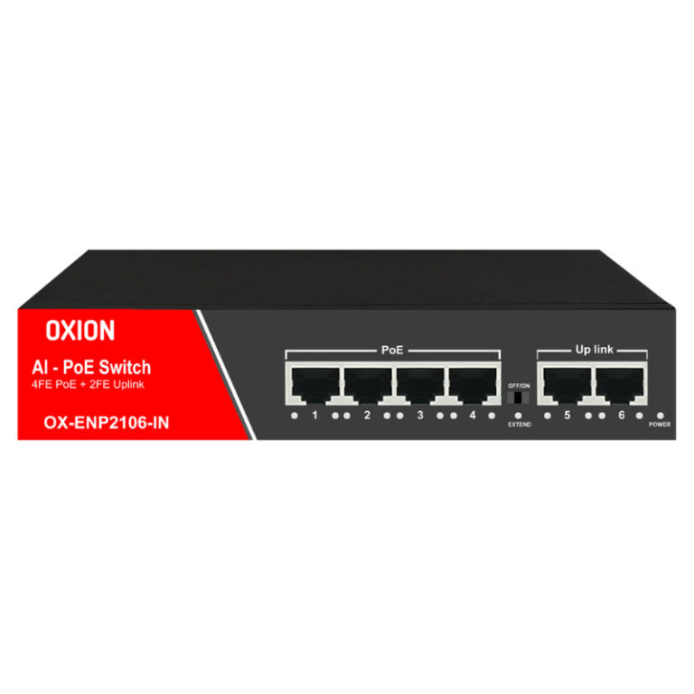 Lite series Ai-PoE Switch - 6 port - Oxion